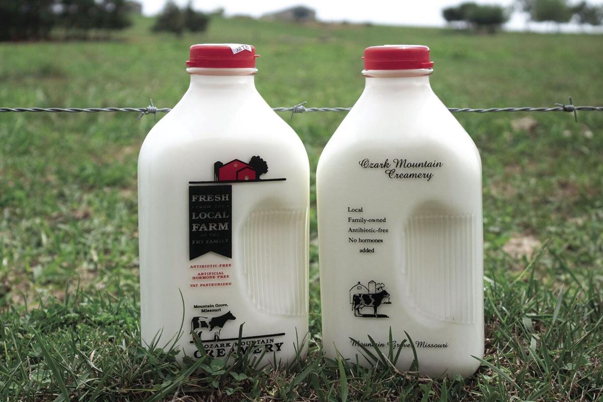 Ozark Mountain Dairy Heavy Cream - One Half Gallon Glass Bottle ...